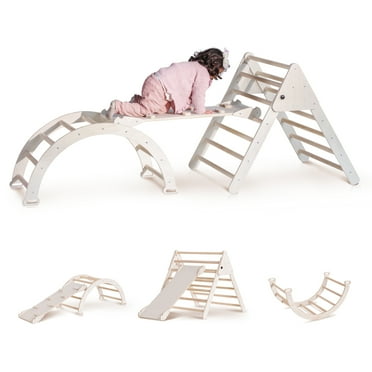 Crawl and Climb Foam Play Set, 4 Piece Fun Lightweight Blocks Corner ...