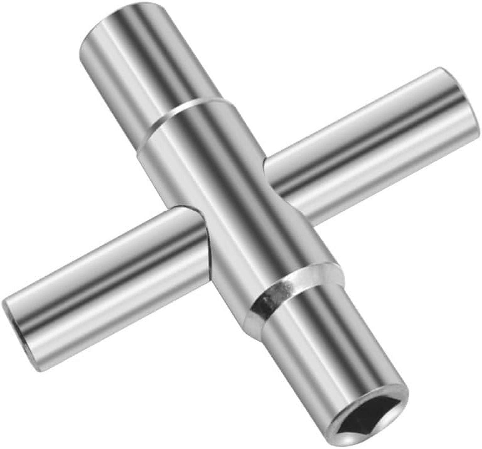 4 in 1 Wrench Key Faucet Key Water Utilities Key Alloy Plumber Key for ...