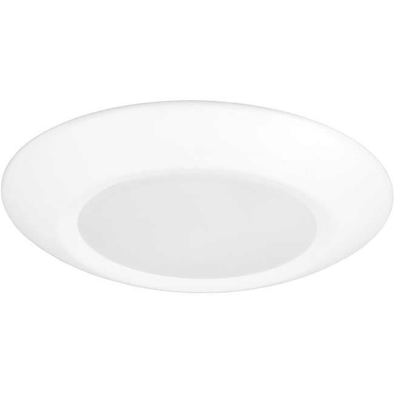 4 in. 10W 5CCT 90CRI Luke Round Disk LED Flush Mount Ceiling Light ...