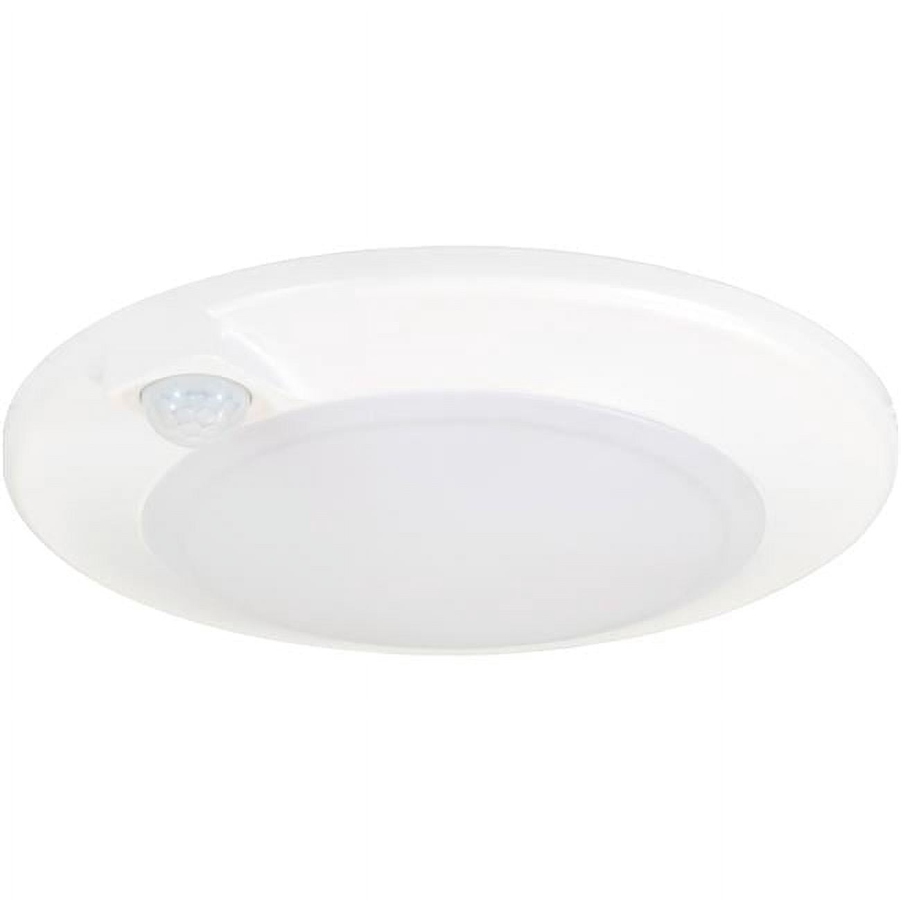4 in. 10W 5CCT 90CRI Luke Round Disk LED Flush Mount Ceiling Light with ...
