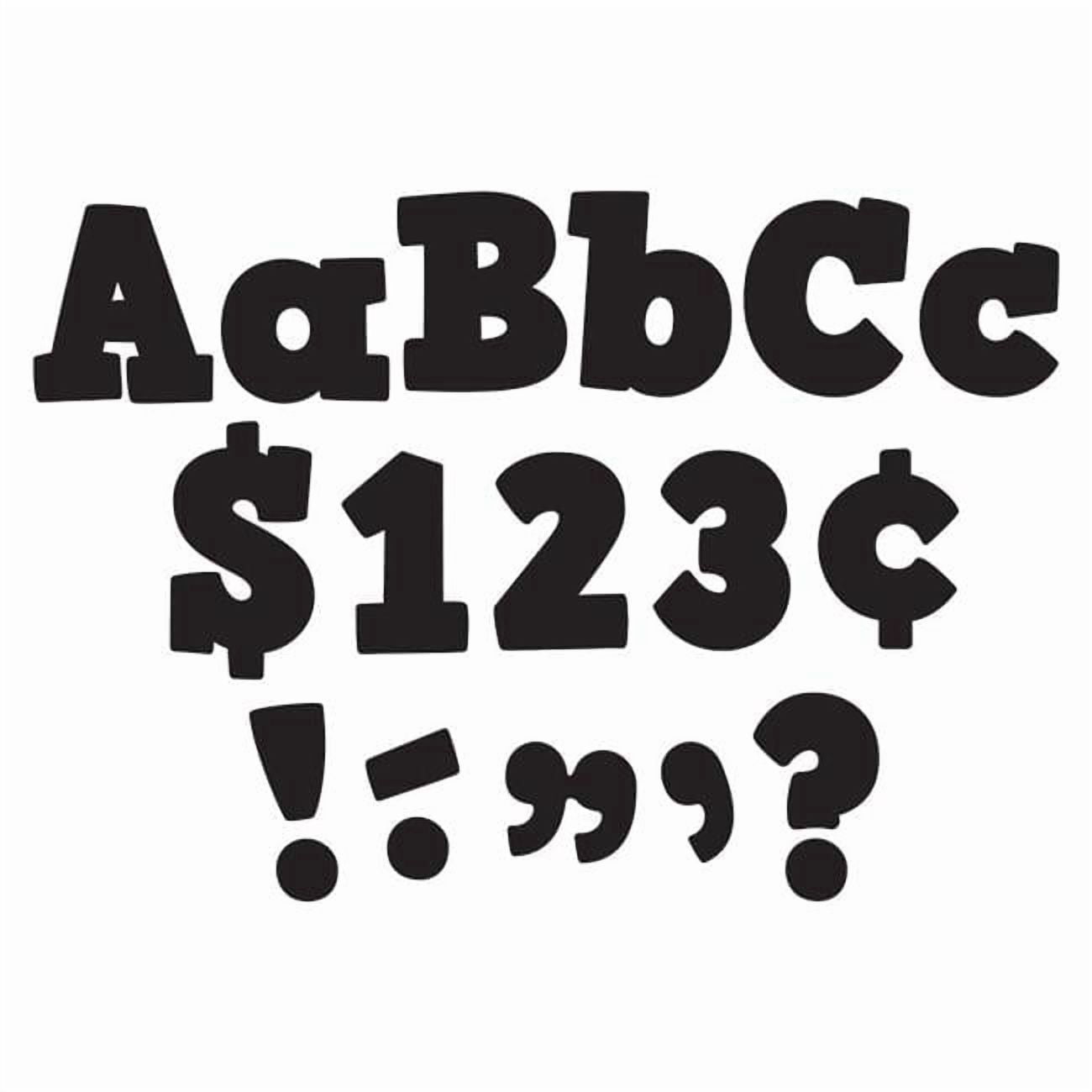 4 in. Black Bold Block Letters Combo Pack - Pack of 3 - Walmart.com