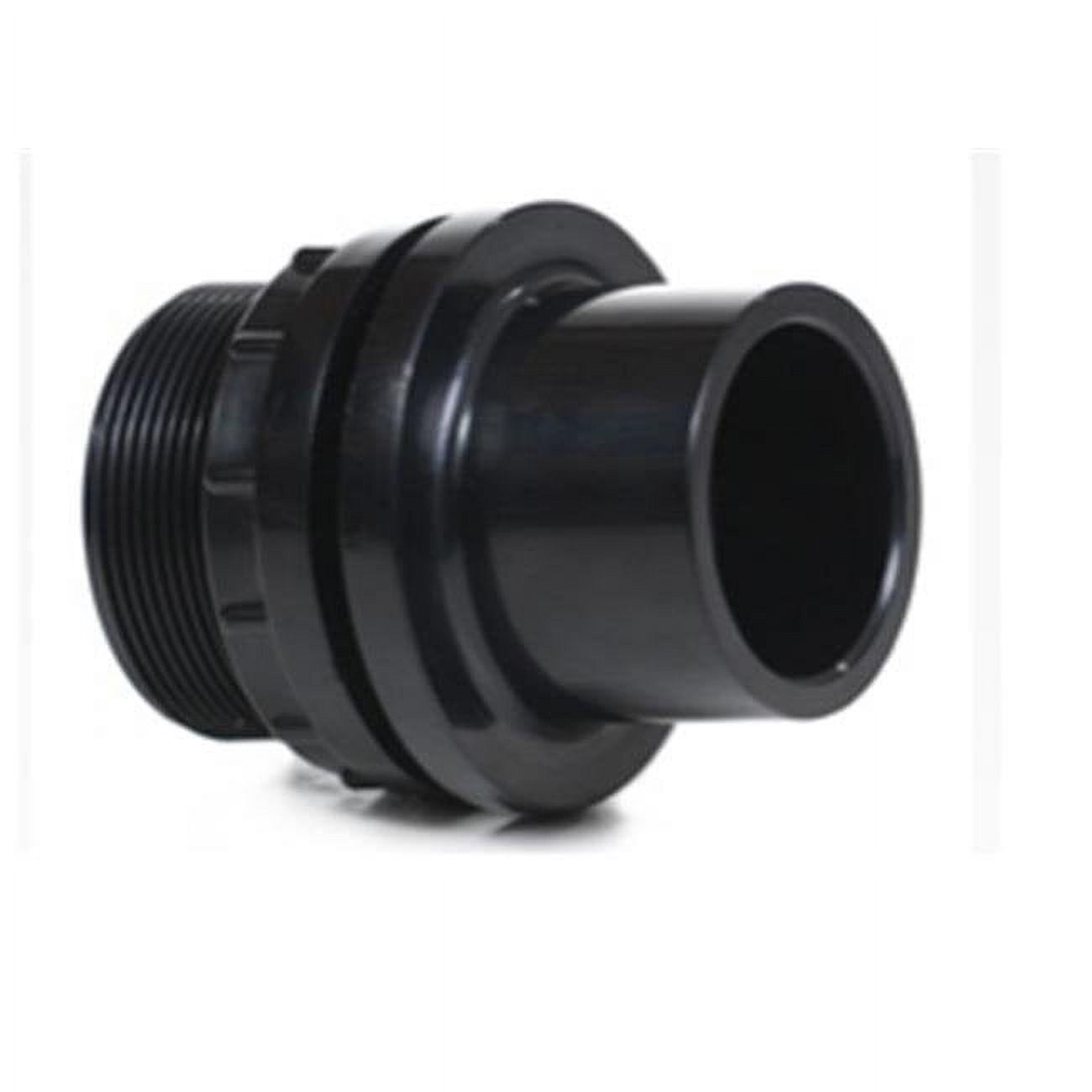 4 in. Black Bulkhead Fitting - Walmart.com