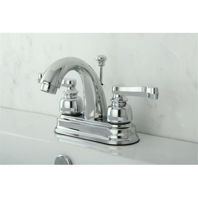 4 in. Centerset Bathroom Faucet, Polished Chrome & Polished Brass ...
