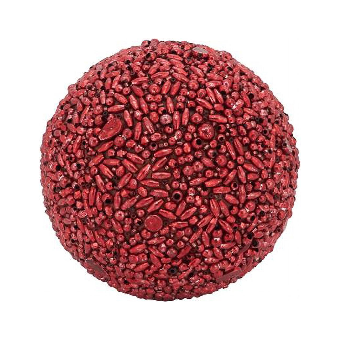 4 in. Decorative Spheres, Red - Set of 6 - Walmart.com