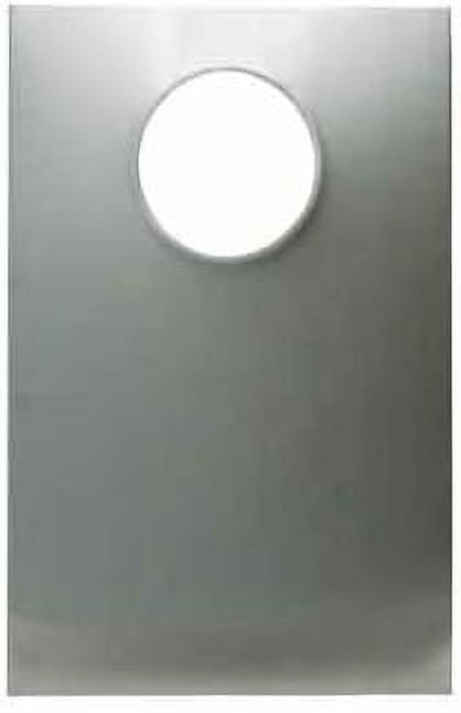 4 in. Dia. Silver/White Aluminum Window Plate - Walmart.com