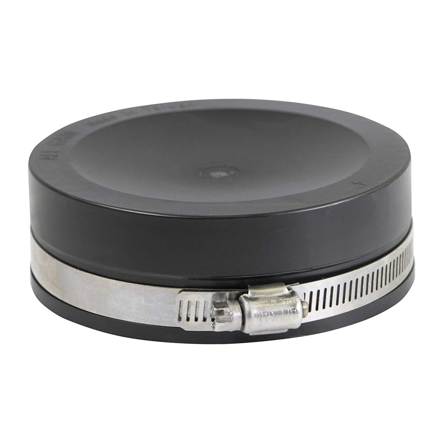 4 in. Flexible PVC Pipe Cap with Stainless Steel clamps - Walmart.com