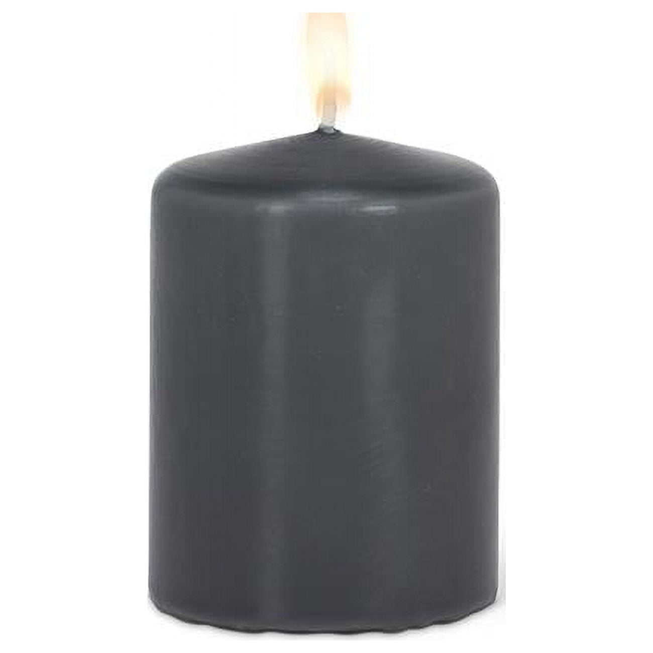 4 in. Gray Pillar Candle, Grey - Walmart.com
