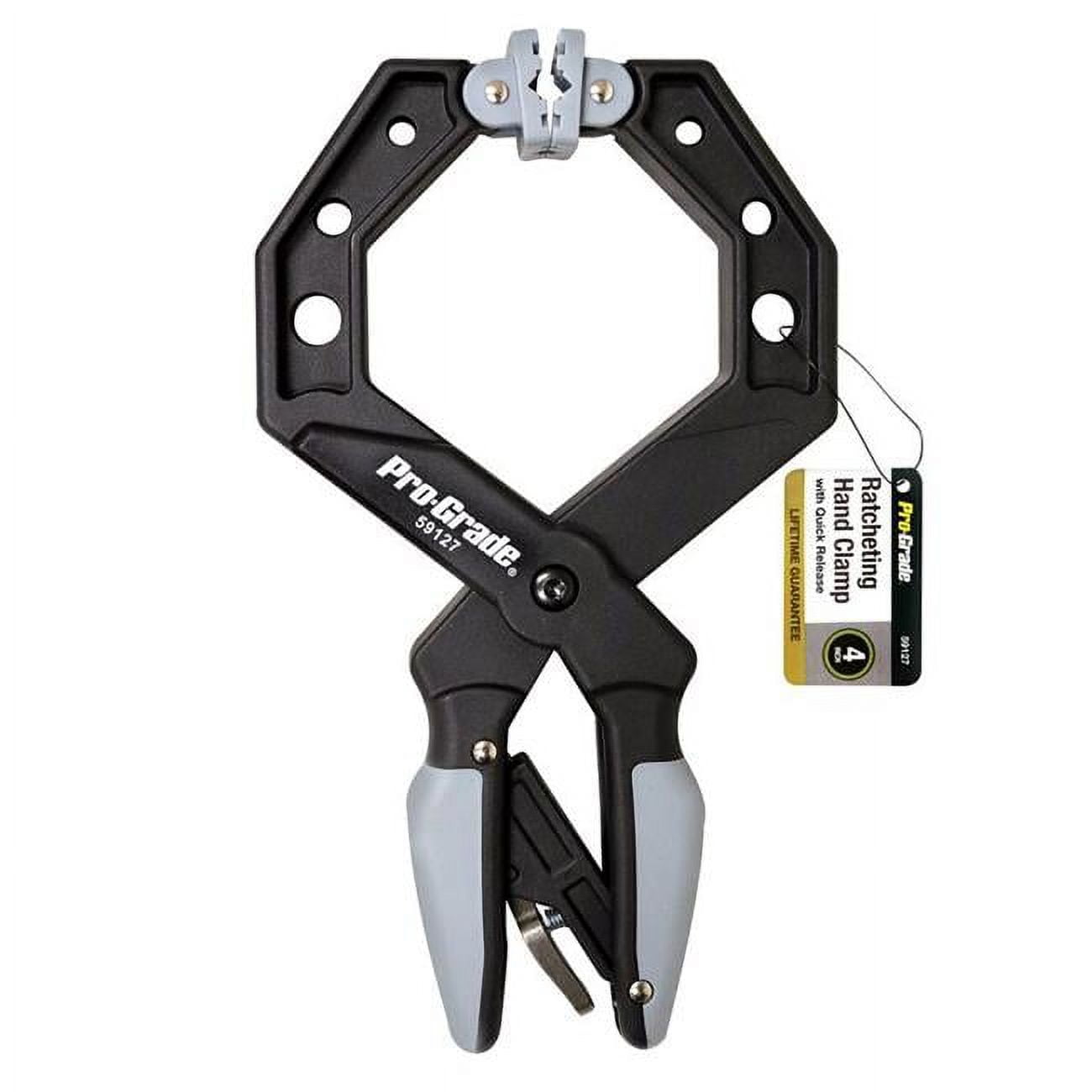 4 in. Locking Handle Ratchet Swivel Pads Spring Clamp - Walmart.com