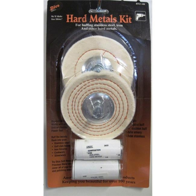 4 in. Mandrel Mounted Buffing Kit for Stainless & Steel - Walmart.com
