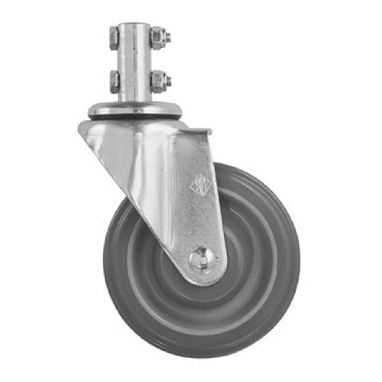 4 in. Mega Caster, Gray with Brake - Walmart.com