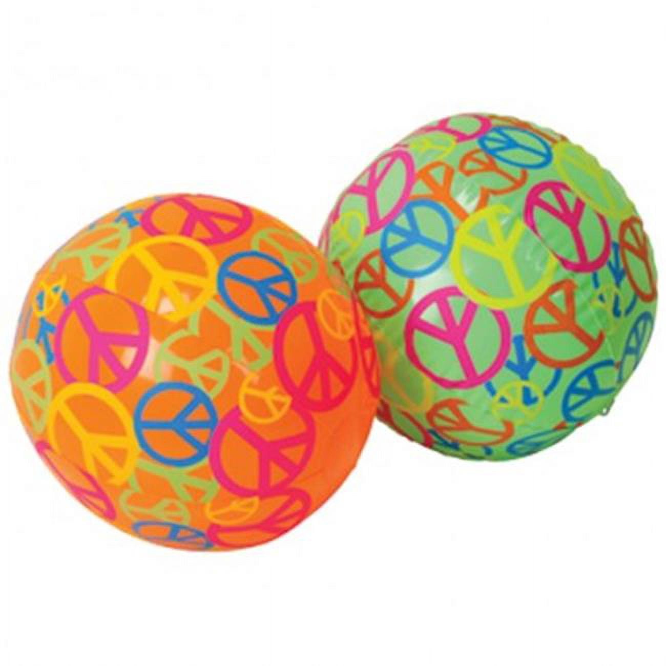 4 in. Peace Sign Beachballs - 4 Per Pack - Pack of 12 - Walmart.com