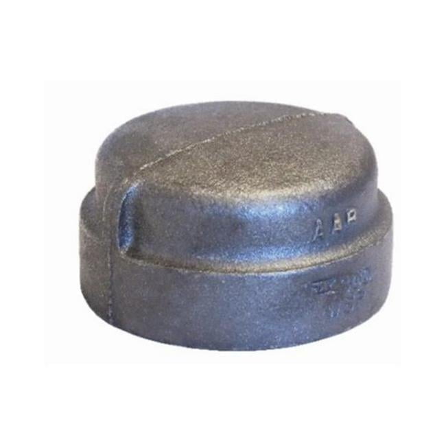 4 in. Pipe Cap, Black - Pack of 4 - Walmart.com