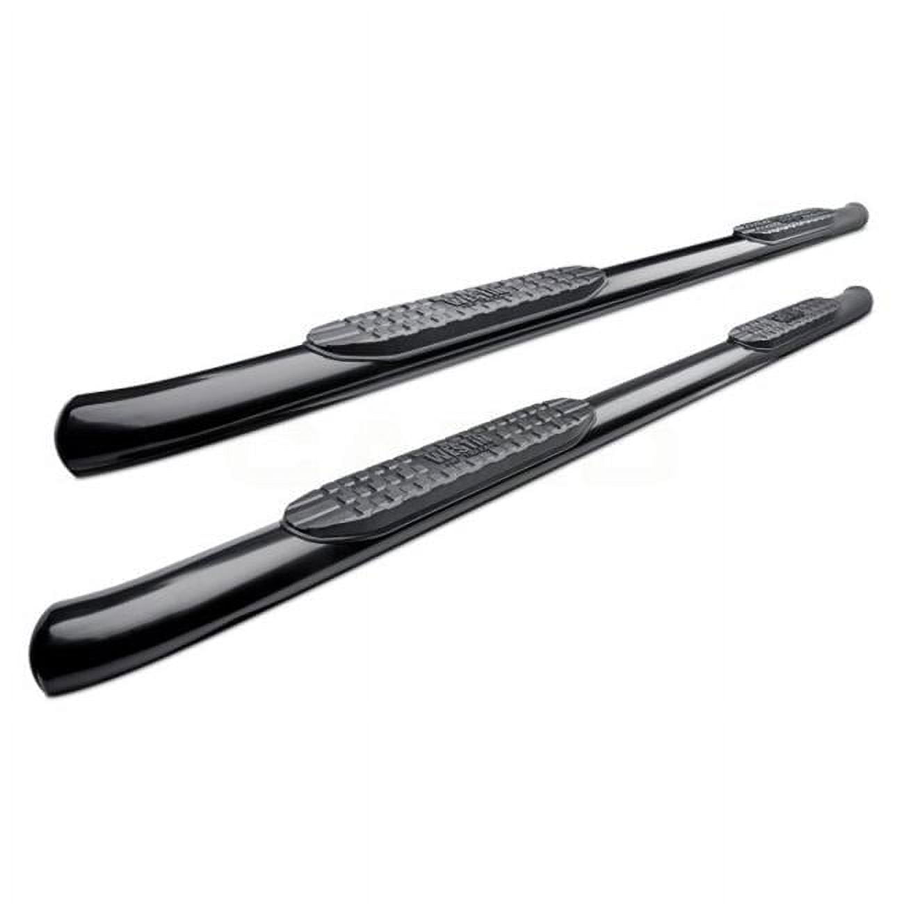 4 in. Pro Traxx Cab Length Oval Tube Step Bars for 2020-2021 Ford ...