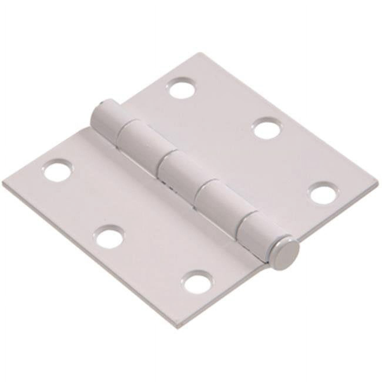 4 in. Residential Door Hinge with Square Corners, White - Walmart.com