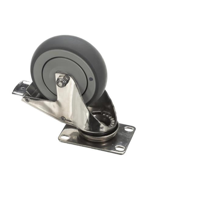 4 in. Stainless Steel Swivel Caster with Lock - Walmart.com