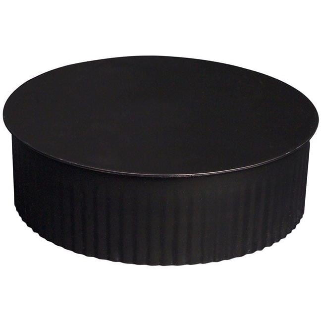 4 in. Stove Pipe Cap - Black - Walmart.com