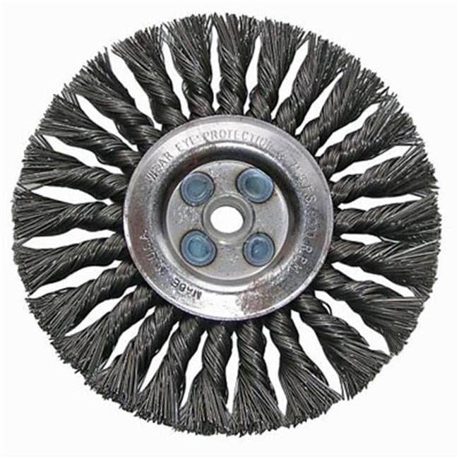 4 in. Straight Knotted Wire Wheel - Walmart.com
