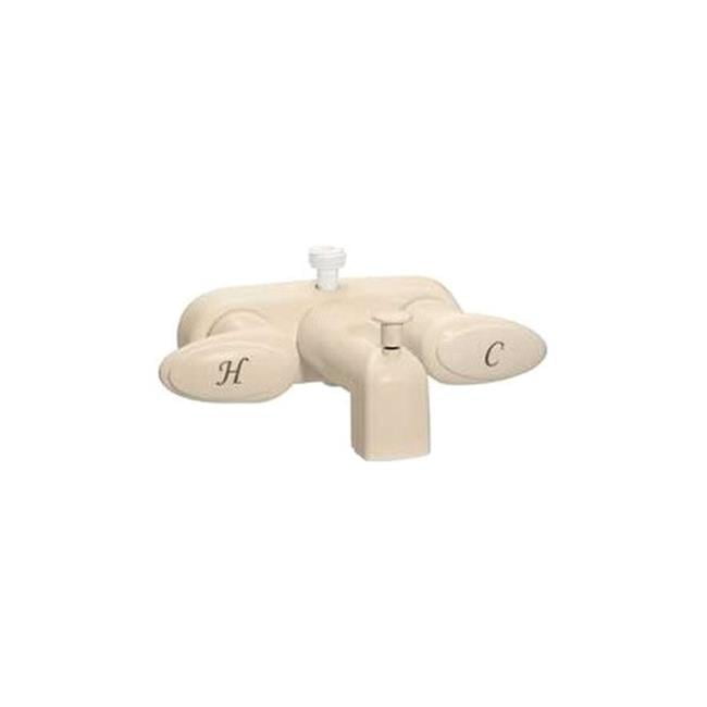 4 in. Tub with Shower D-Spud Faucet - Quarter Oval - Walmart.com