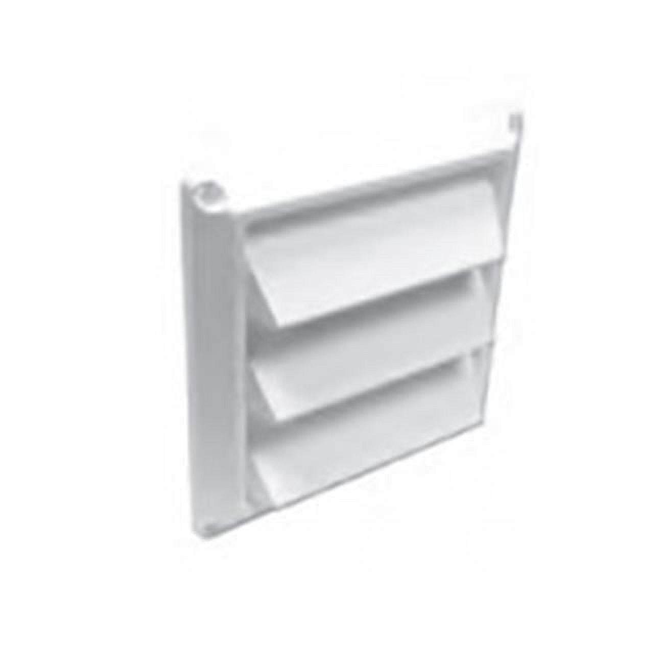 4 in. White Plastic Louvered Air Intake - Pack of 6 - Walmart.com