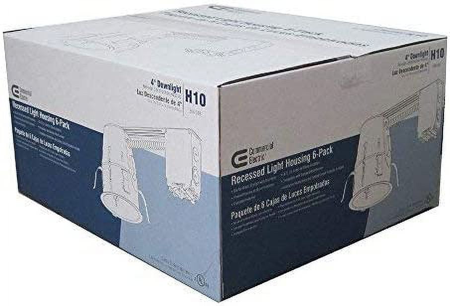4 in. White Recessed Non-IC Remodel Housing (6-Pack) - Walmart.com
