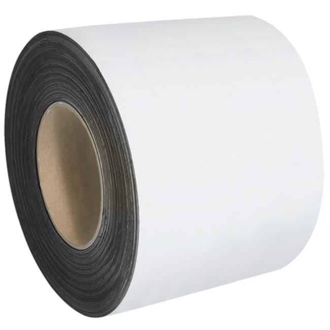 4 in. x 50 ft. White Warehouse Labels - Magnetic Rolls - Walmart.com
