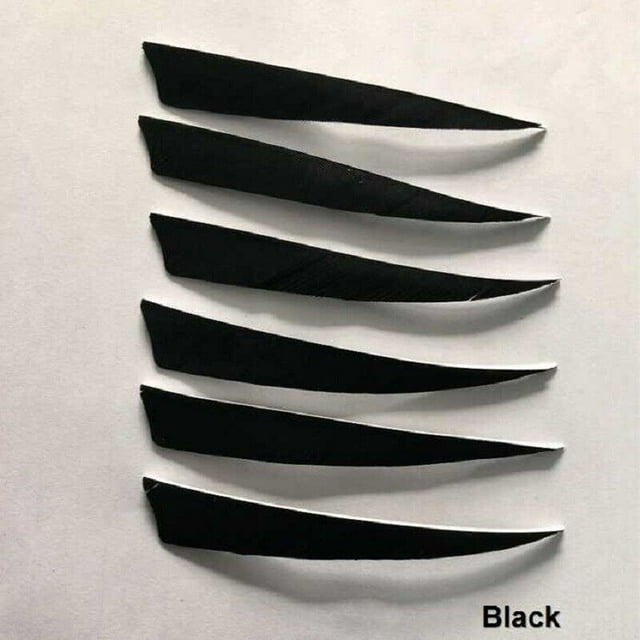 4 inch 5" Archery Arrow Feather Natural Fletching Turkey Fletches Bow ...