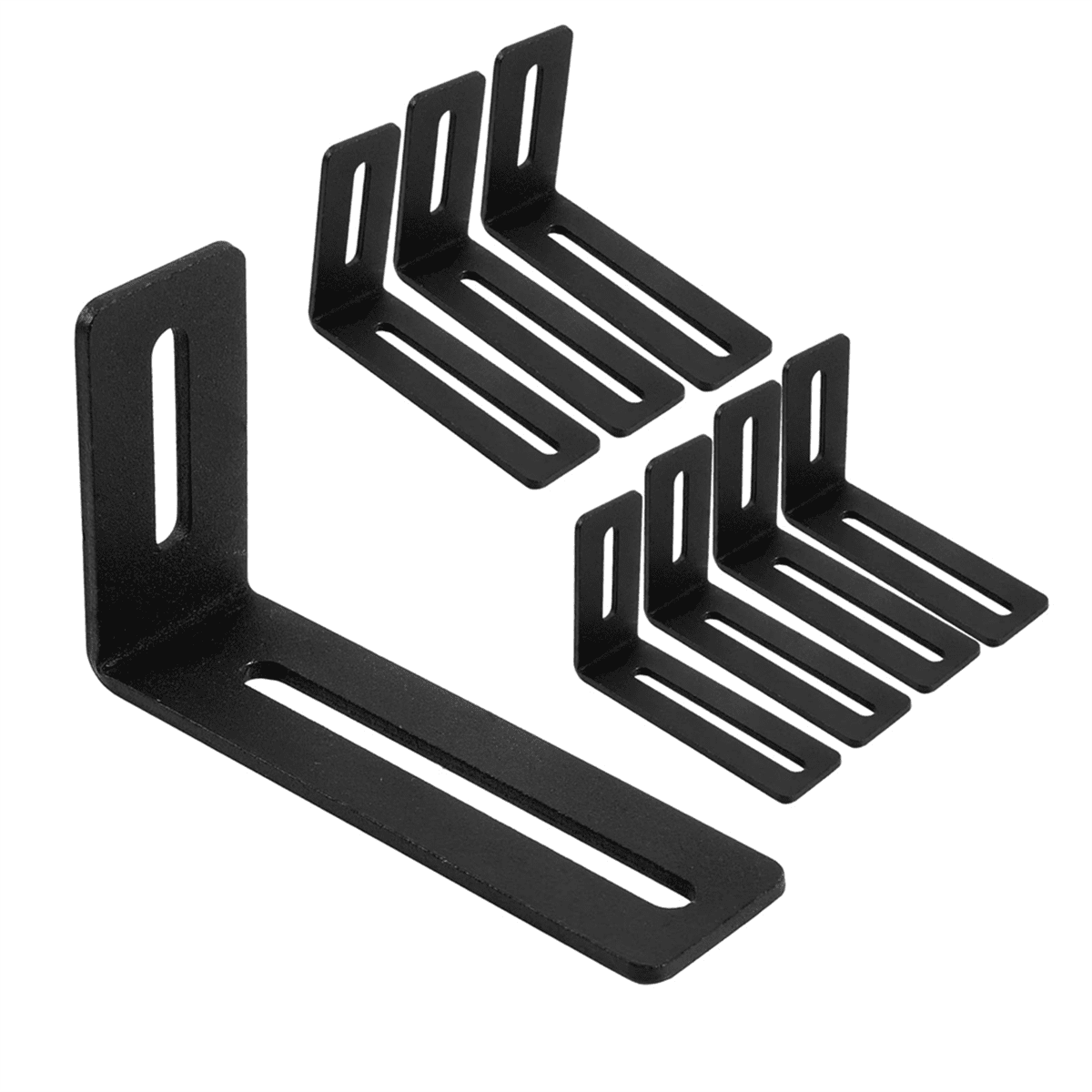 4 inch Adjustable Angle Bracket,8 PCS Heavy Duty L Brackets for Wood,L ...