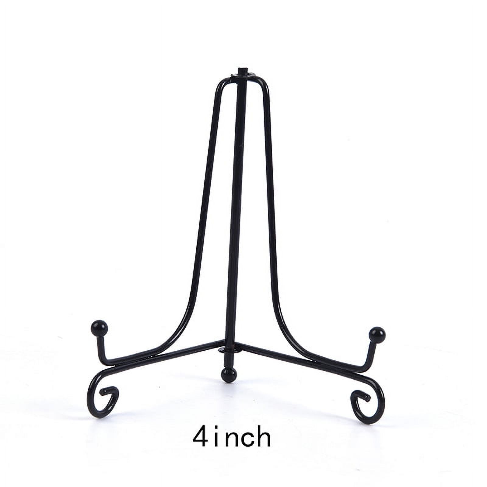 (4 inch) Art Iron Display Stand Bracket Support Holder for Plate Photo ...
