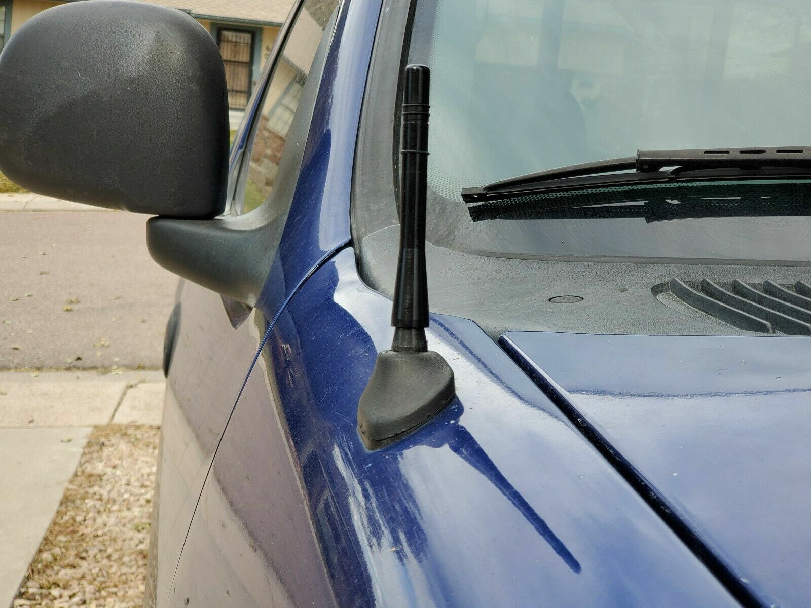 4" inch Black Metal Antenna Mast Radio AM/FM for FORD F-150 F150 1980 ...