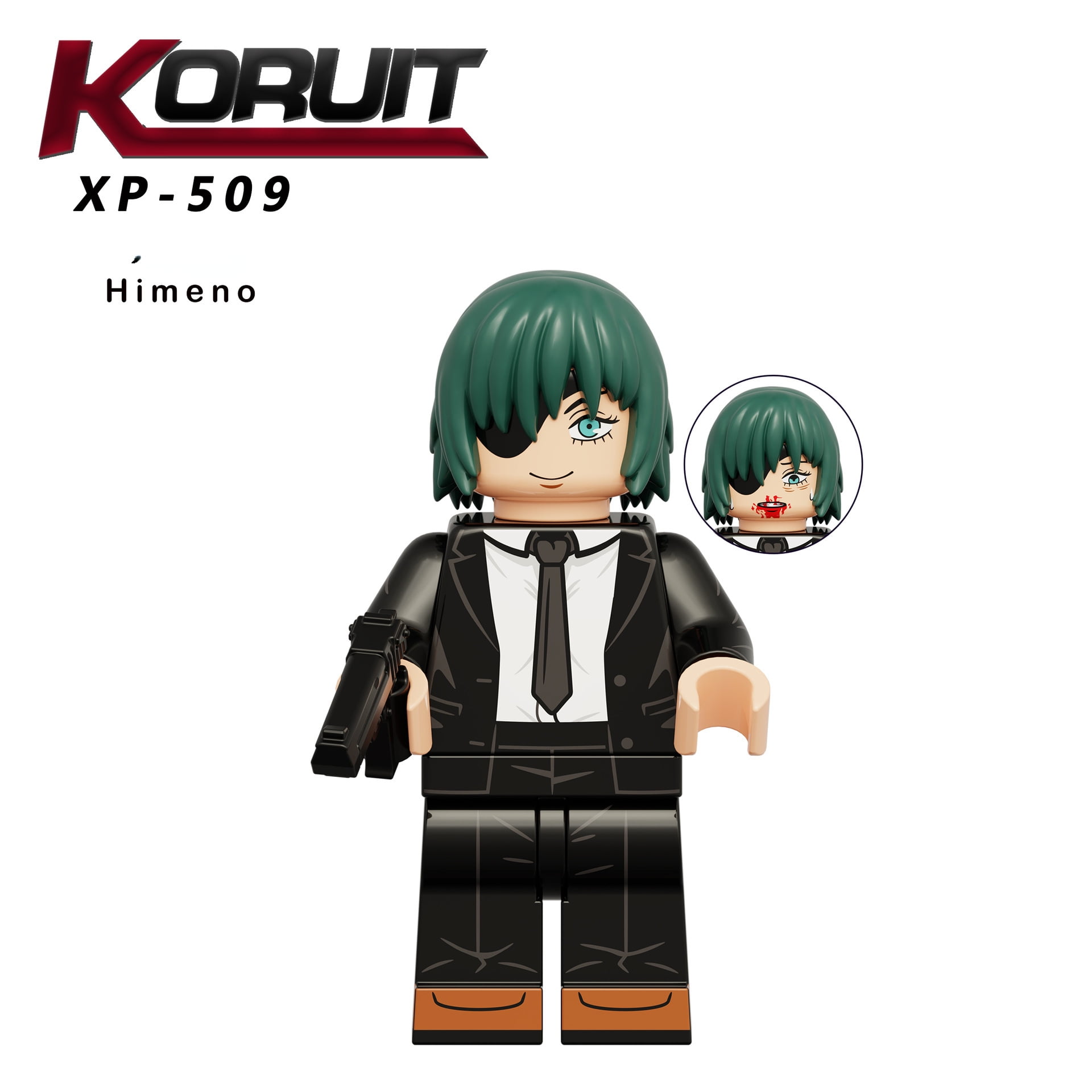 4-inch Chainsaw Man Building Block Figures Set | Denji & Makima ...