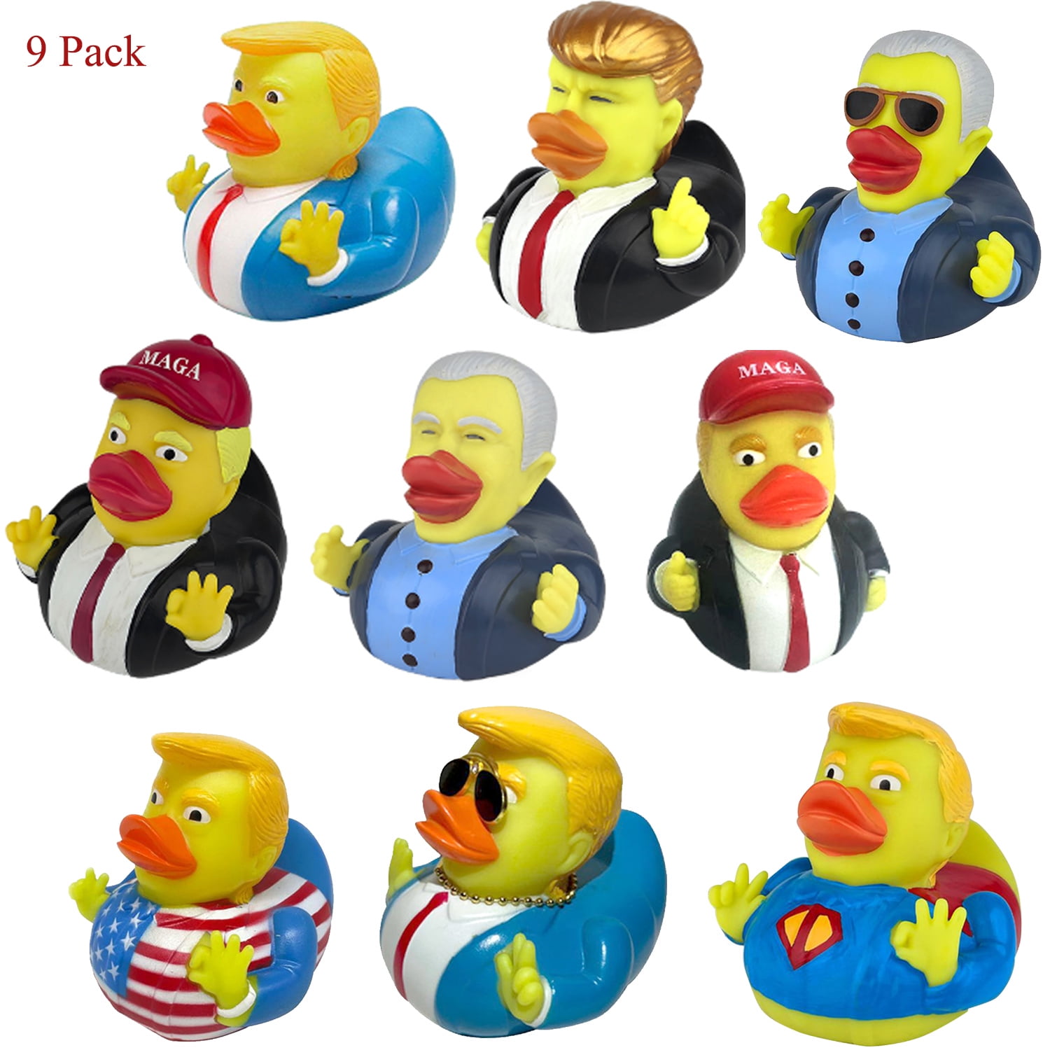 4 inch Donald Trump Rubber Duck 2024 Election Duck Squeaky Trump Rubber ...