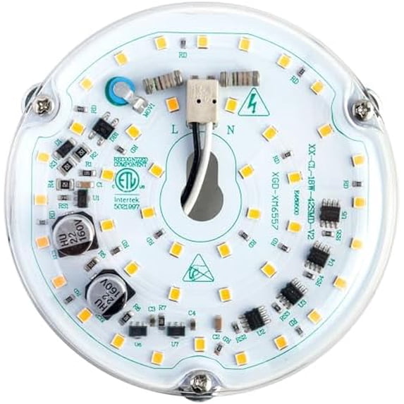 4 inch LED Retrofit Light Kit for Ceiling Fan Light Replacement Panel ...