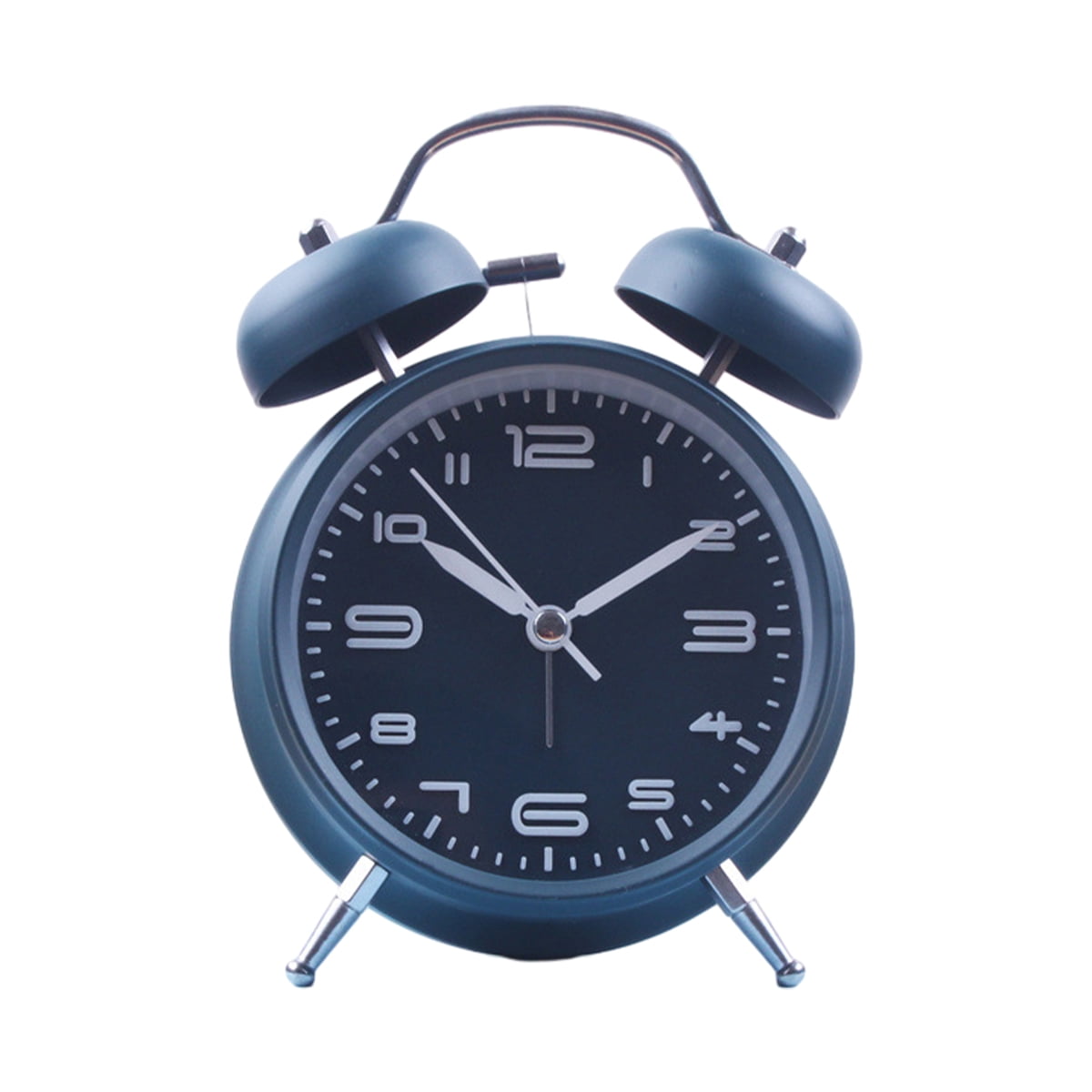 4 inch Loud Alarm Clock for Heavy Sleepers,Non-Ticking Silent,Night ...