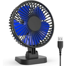 Chillout 6.5" USB Desk Fan with USB Adaptor, Black - Walmart.com