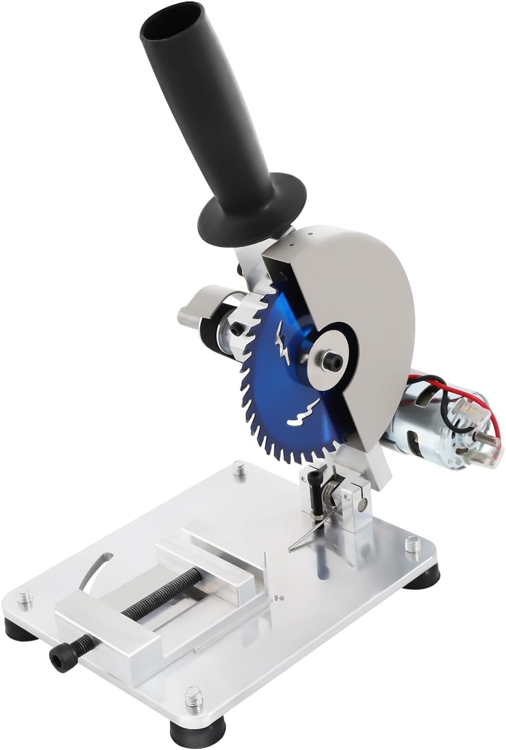 4 inch Mini Miter Saw, Portable Manual Mini Chop Saw with 2 Blades ...