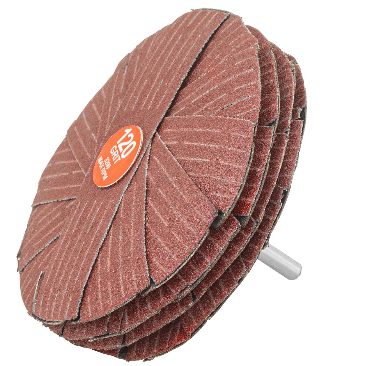 4 inch Mop Star Molding Flap Sander Wheel for Hand Drill or Drill Press ...