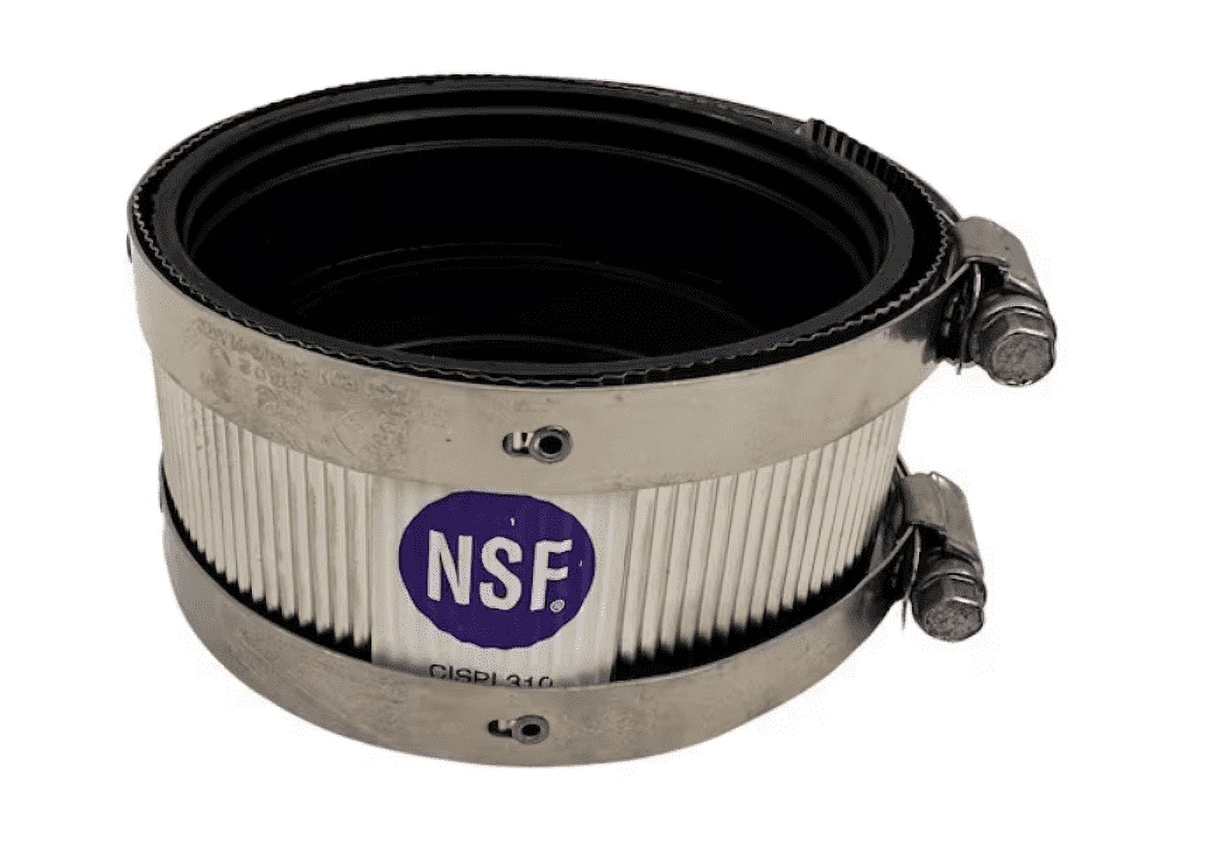 4 inch No Hub Coupling (50 Pack) NSF - Walmart.com