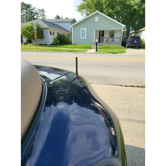 4 inch " Short Black Aluminum Antenna Mast AM/FM for BMW Z3 1996-2002 ...