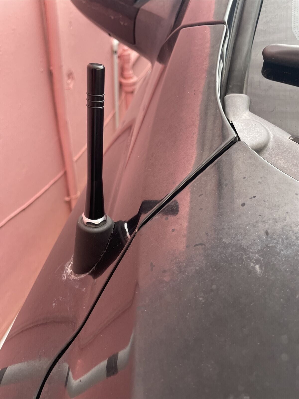 4" inch Short Black Aluminum Antenna Mast AM/FM for KIA SORENTO 2003 ...