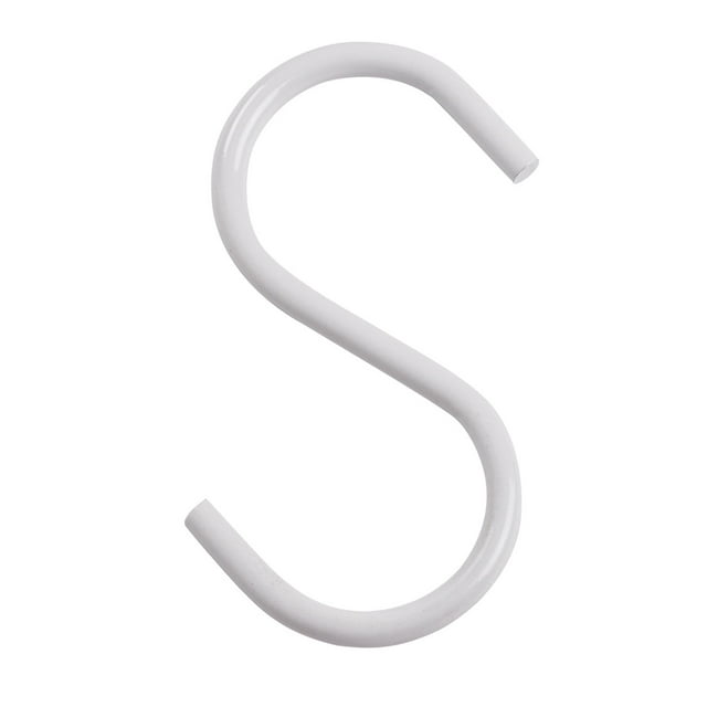 4 inch White S-Hooks - Pack of 50 - Walmart.com