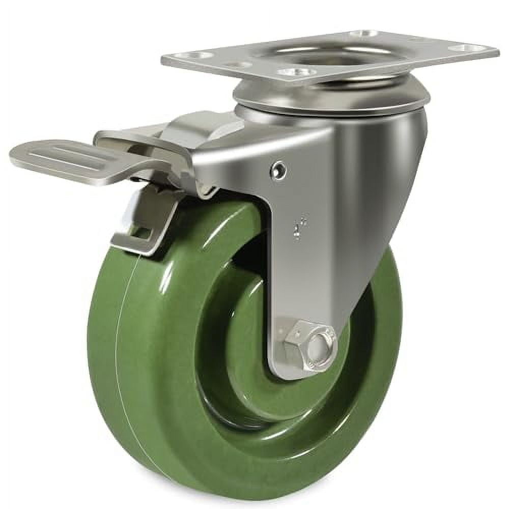 4 inch caster wheels, stainless steel casters- anti-corrosion rust ...