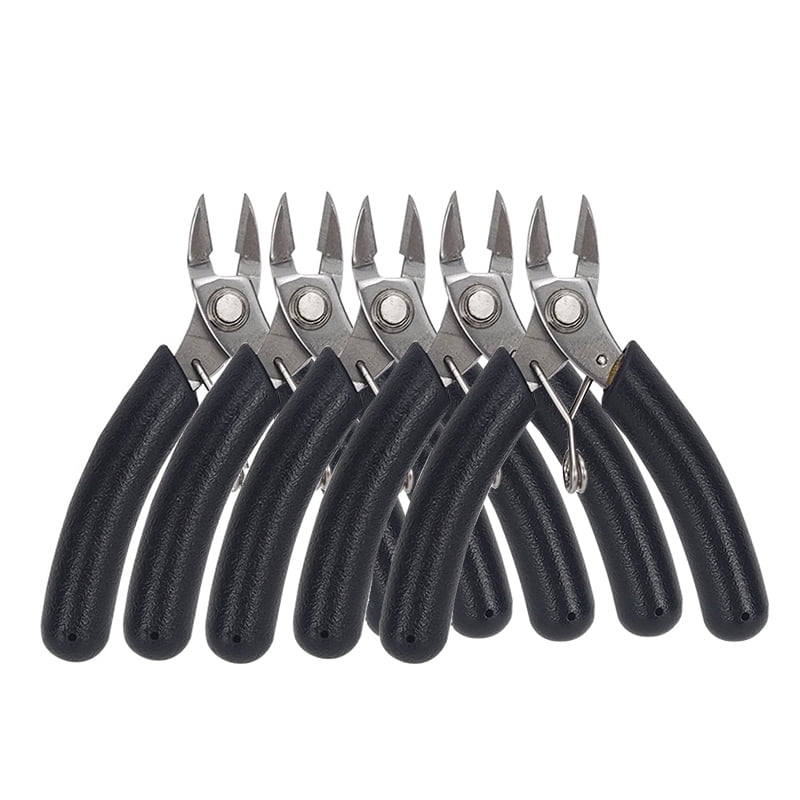 4-inch electronic scissors multifunctional mini pliers pointed diagonal ...
