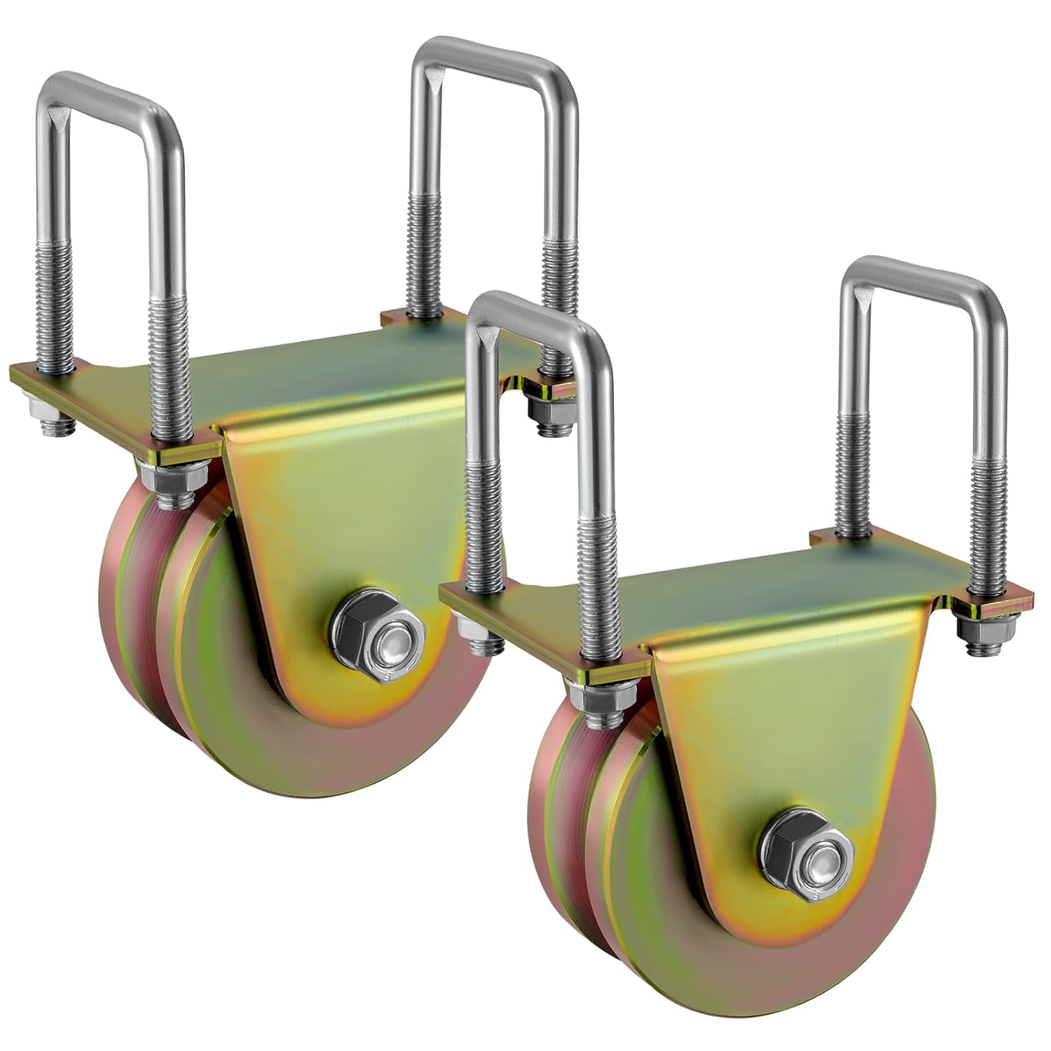 4-inch sliding door rollers set of 2, groove wheel, width 1-3/4 inches ...
