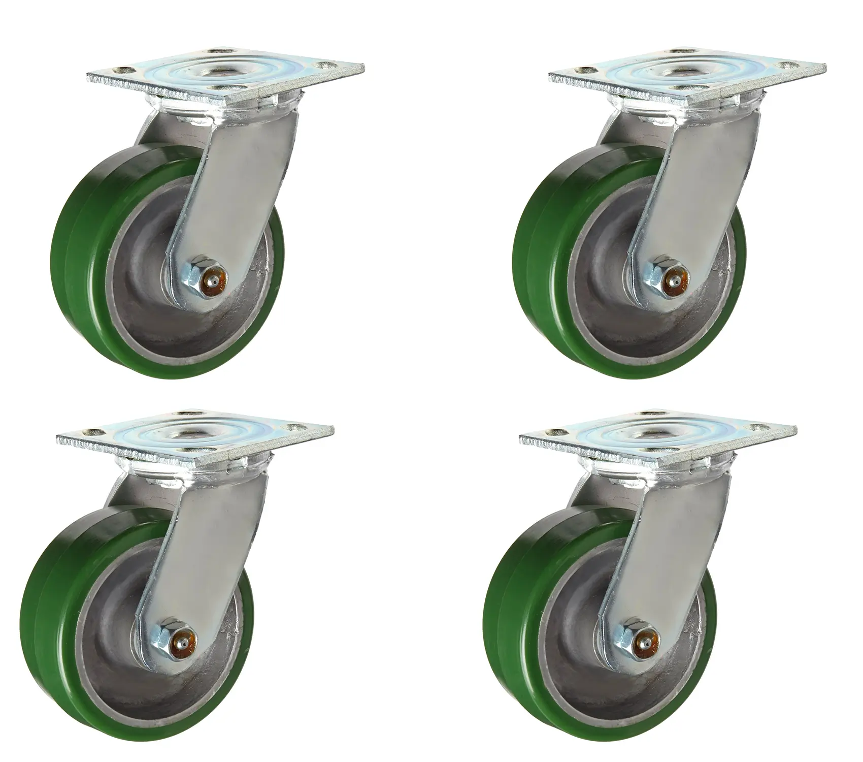 4 inch x 2 inch PAL Polyurethane Aluminum Heavy Duty Industrial Non ...