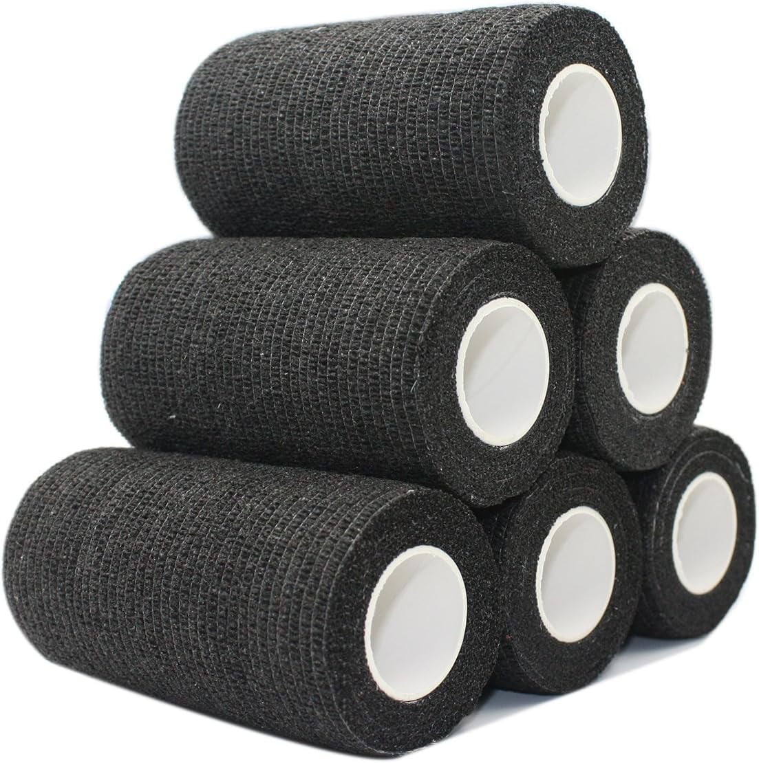 4 inch x 6 Pack Vet Wrap Adhesive Bandages - 5 Yards Self Adherent ...