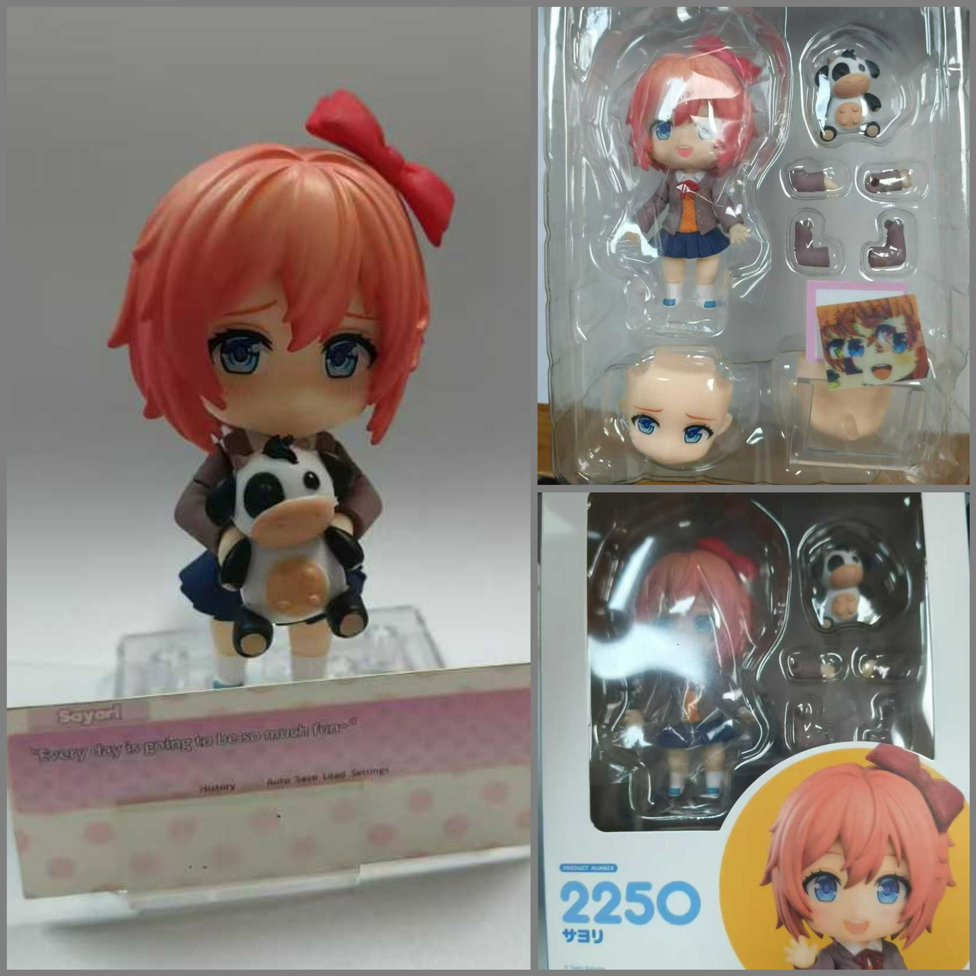 4-inchNatsuki, Monika & Sayori Cute Anime Dolls-Style Clay Figure Set ...