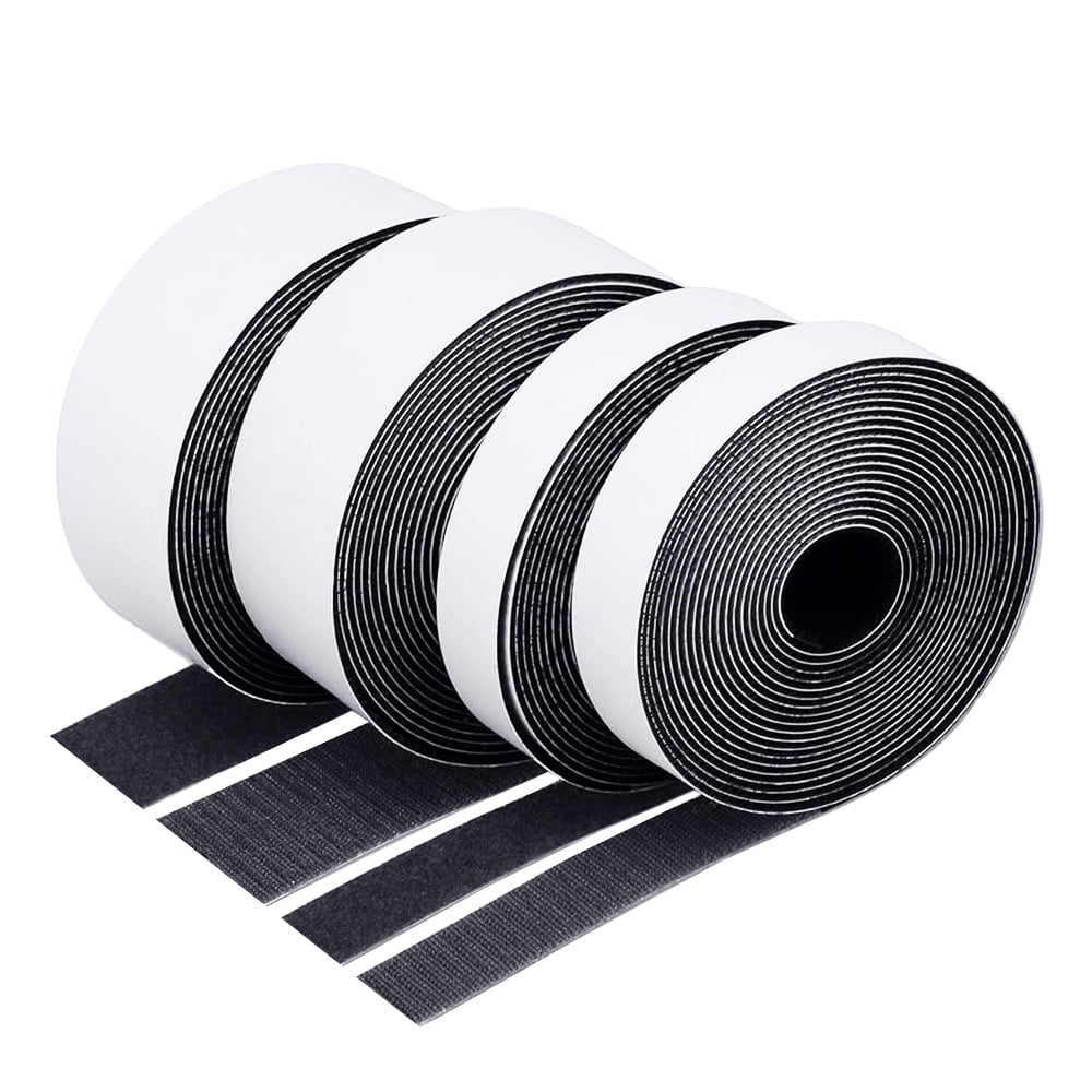 4 inches x 16 feet Velcro strips for sofa cushions with adhesive, nylon ...