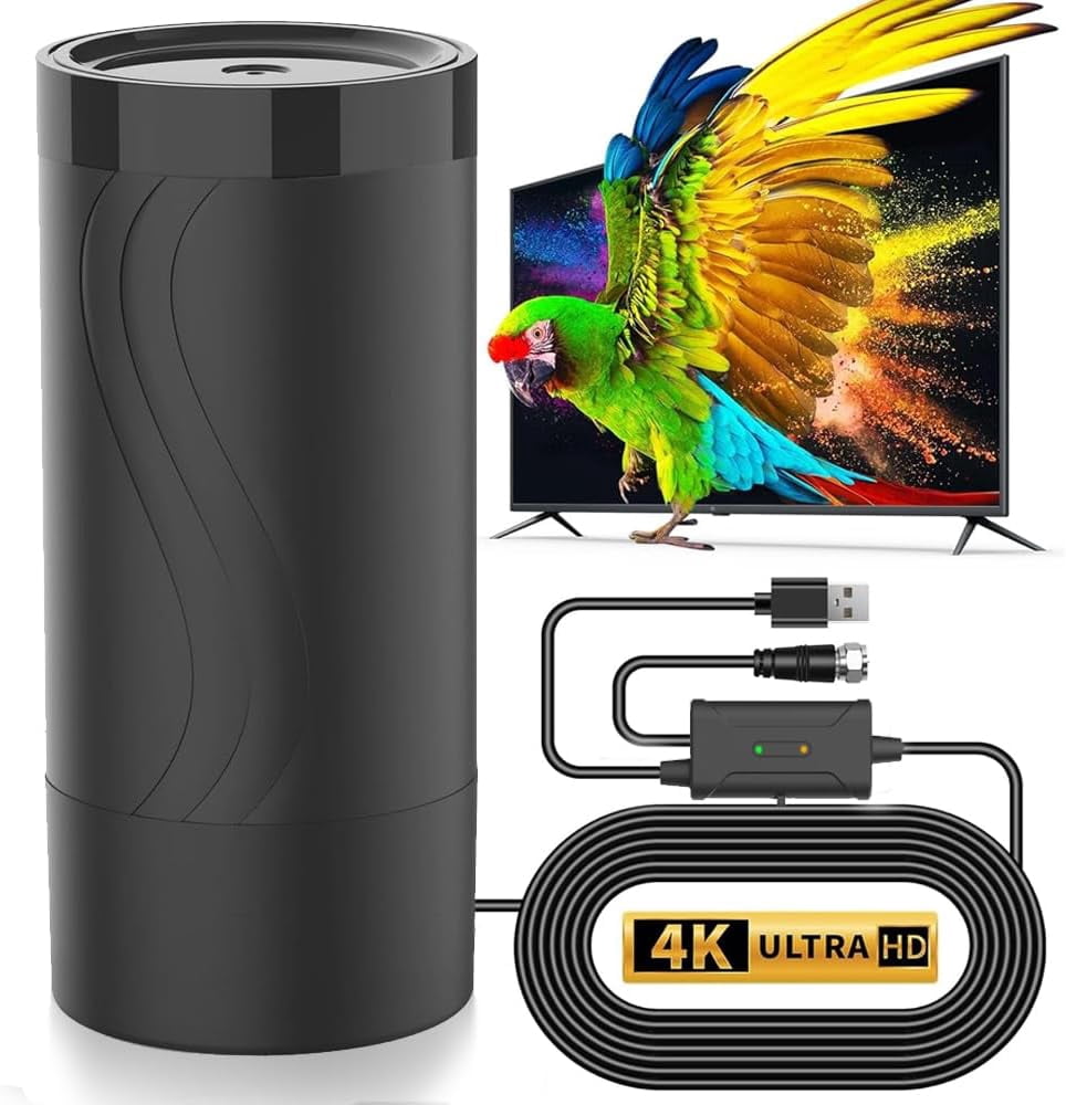 4 indoor digital antennas with 25 amplifier, 300-mile long-distance ...