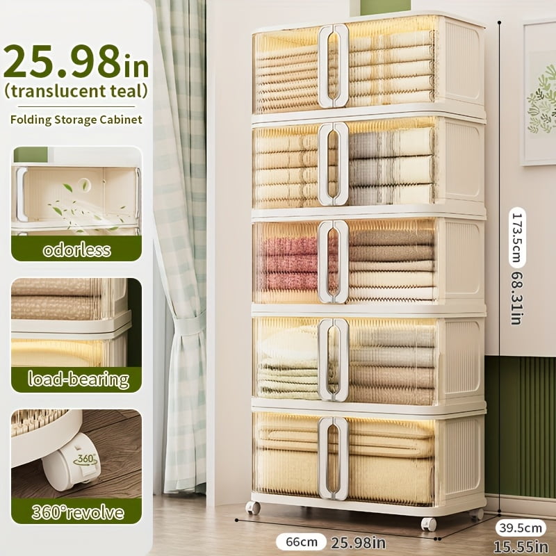 4-layer/5-layer Foldable Plastic Kitchen Food Containers with Lids ...