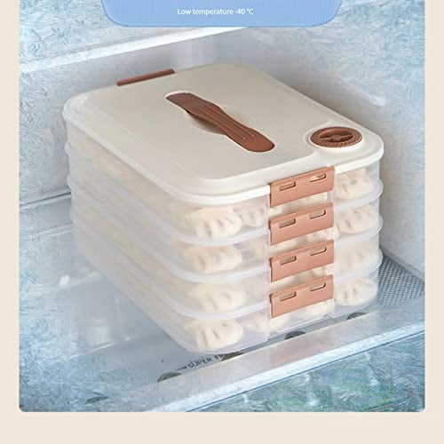 4-layer Food Storage Containers,Plastic Cookie Containers,Stackable ...